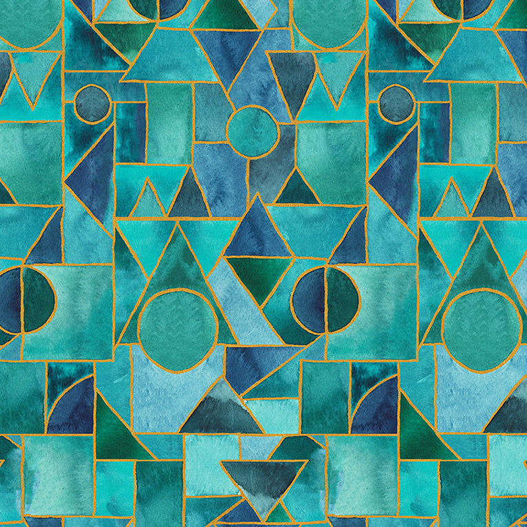 EBB & FLOW Sea Glass aqua – Villa Rosa Designs