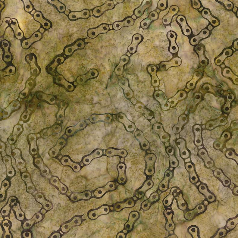 RIDE ON III Bike Chain forest green - one yards – Villa Rosa Designs