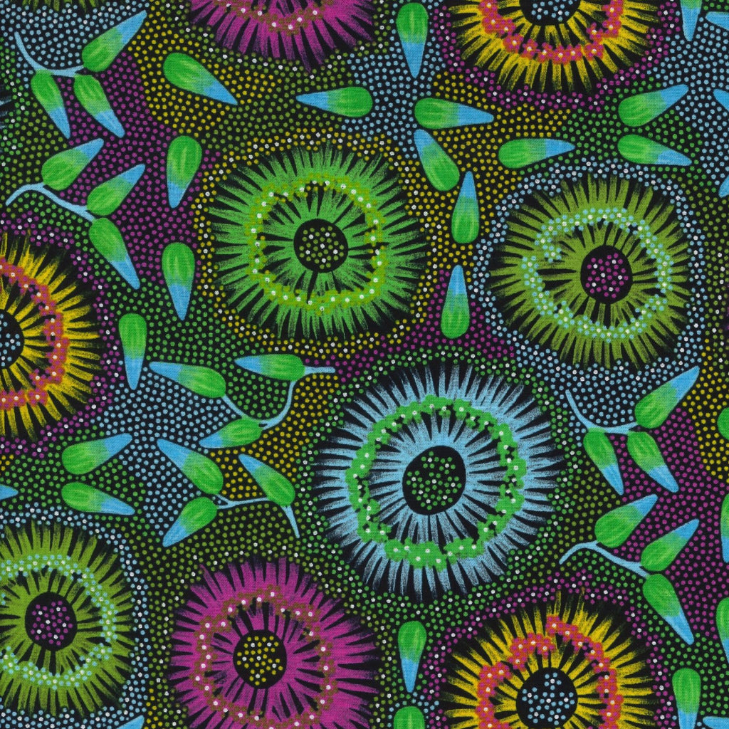 AUSTRALIAN Wild Bush Banana green pink NEW – Villa Rosa Designs