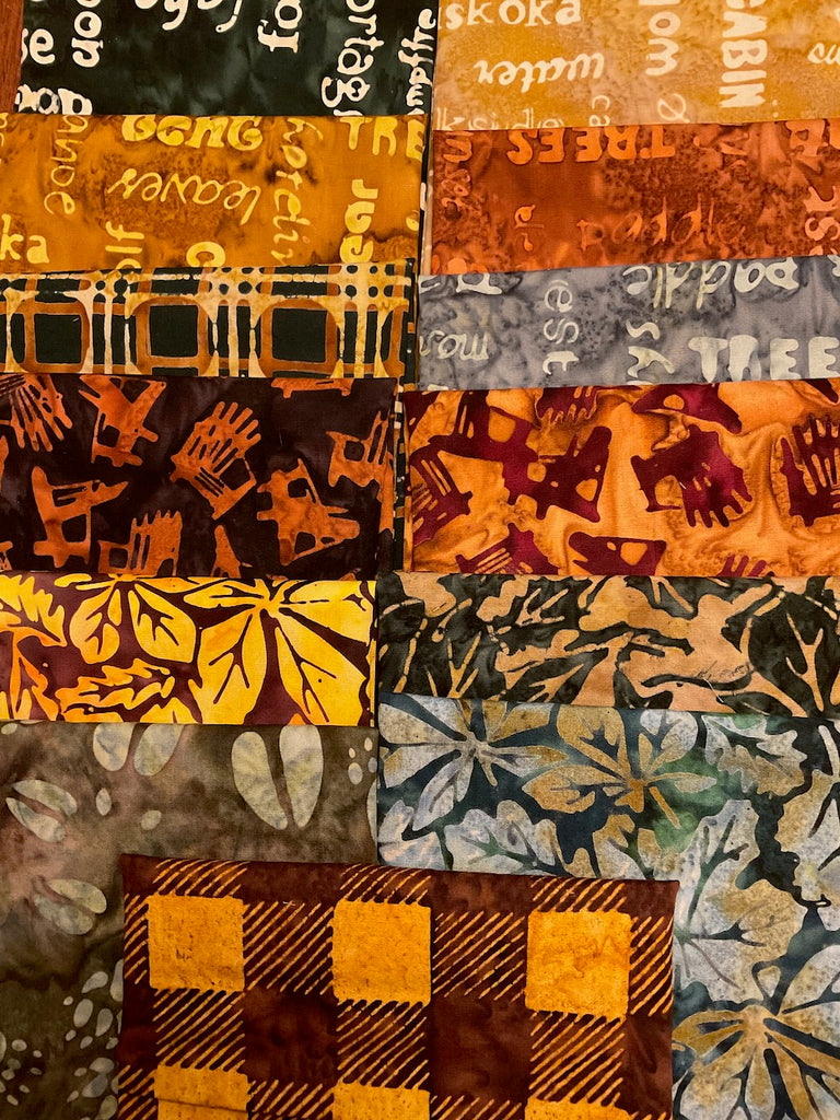 CANOE LAKE 13 fat quarters – Villa Rosa Designs