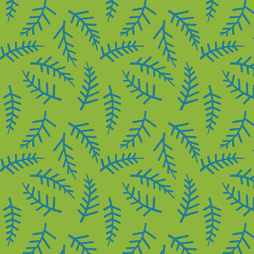 FLOWER DANCE Twigs green – Villa Rosa Designs