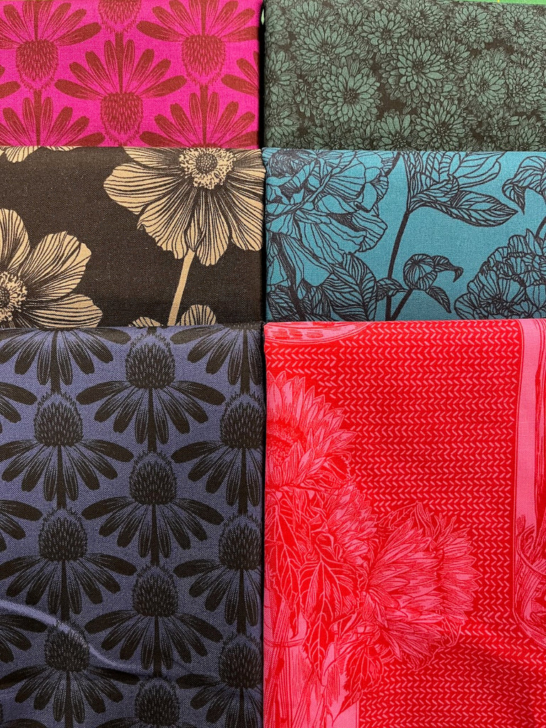 INDELIBLE Night 6 half yards – Villa Rosa Designs