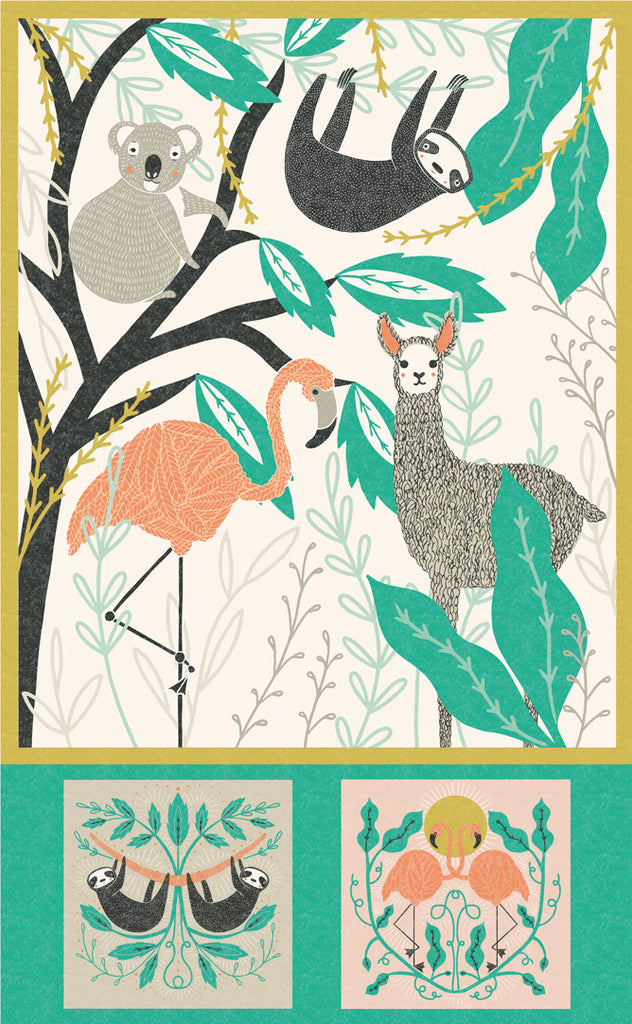 ZOOLOGY Panel 36"x58" – Villa Rosa Designs